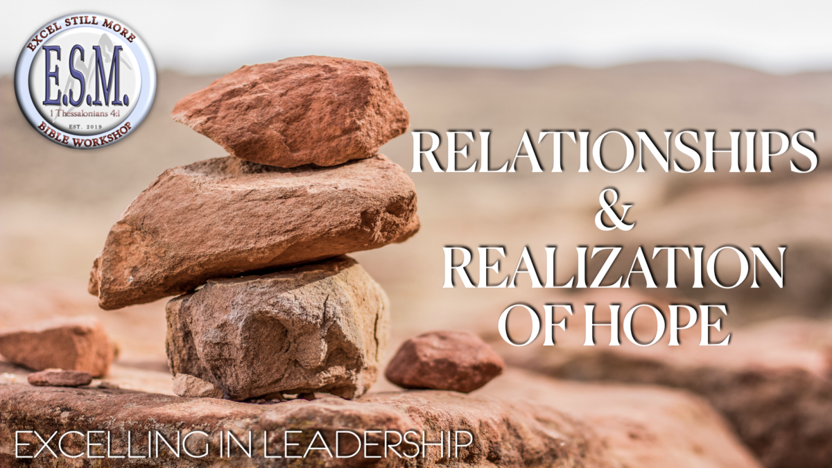 Relationships and Realization of Hope